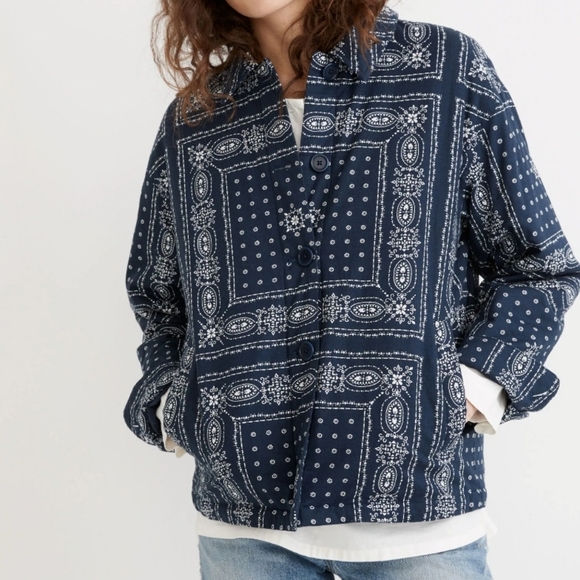 Madewell | Jackets & Coats | Nwt Madewell Padded Chore Jacket In ...